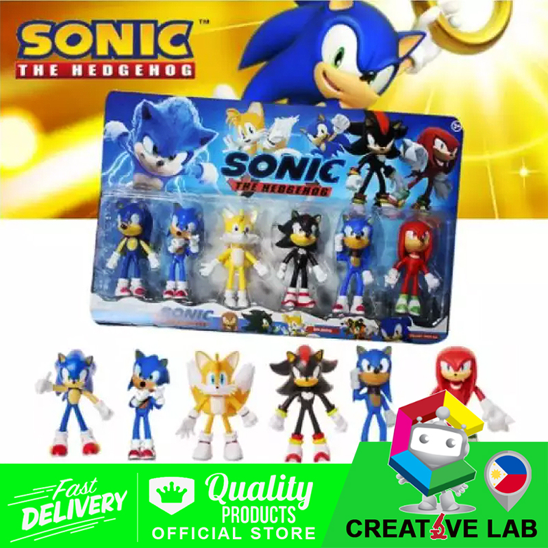 SONIC Action Figure (4inch Height ) Toys for Kids by Creative Tech NEW ...