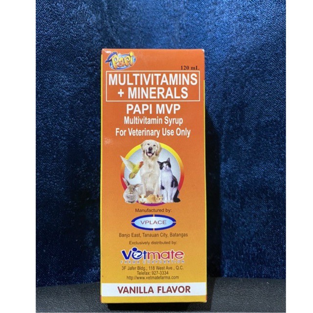 Papi MVP Multivitamins Syrup for Pets 120ml | Lazada PH