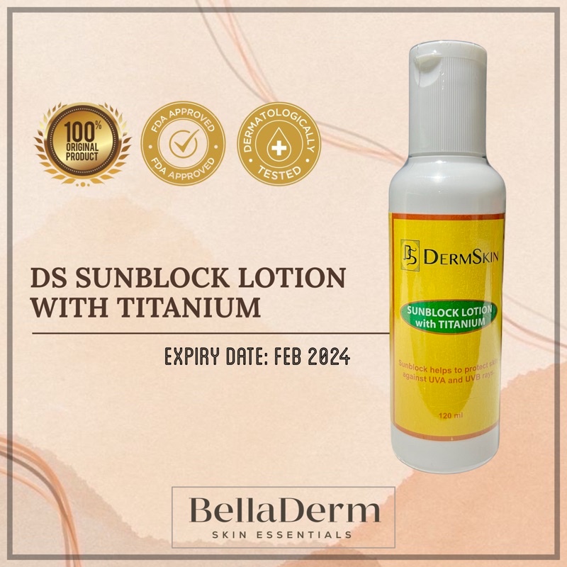 Dermskin Sunblock lotion with titanium | Lazada PH