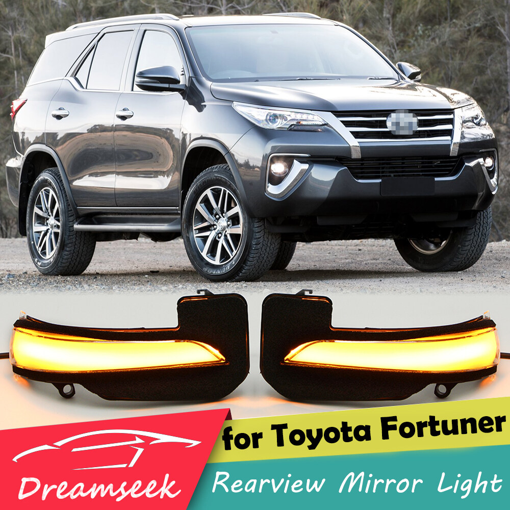 LED Dynamic Sequential Turn Signal Light for Toyota Fortuner Hilux Revo ...