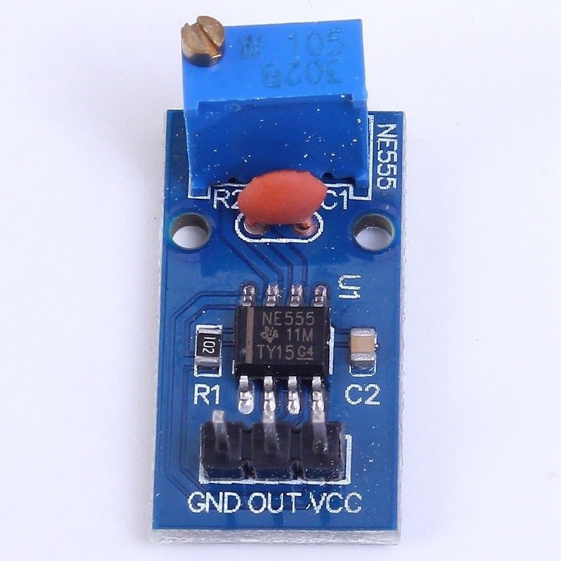 10Pcs NE555 Adjustable Resistance Frequency Pulse Generator Module ...