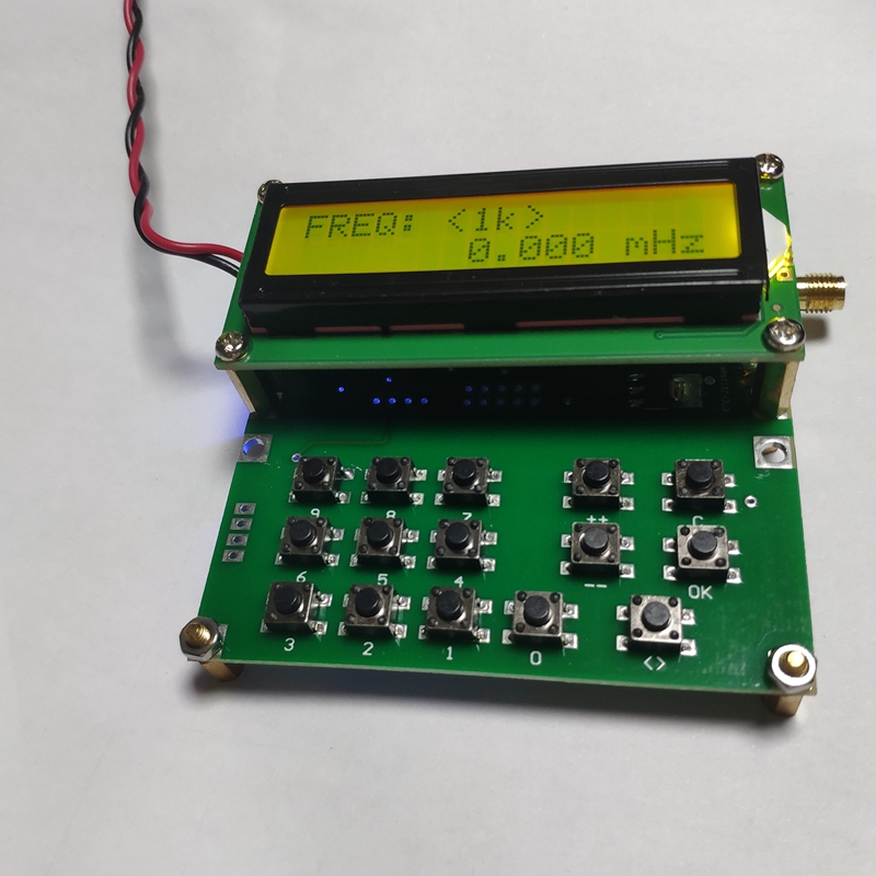 1602LCD RF Signal Generator 35MHz -4000MHz Time Source Signal Generator ...