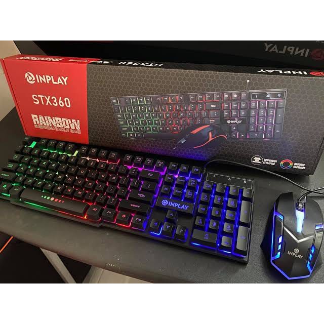 Original Inplay STX540 Mouse and Headset Combo Gaming Keyboard ...