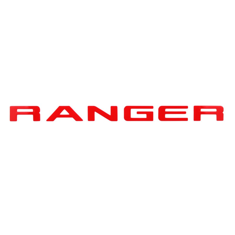 For Ford Ranger 2015 2023 Grille Top Logo Letter Grill RANGER 3D Emblem ...
