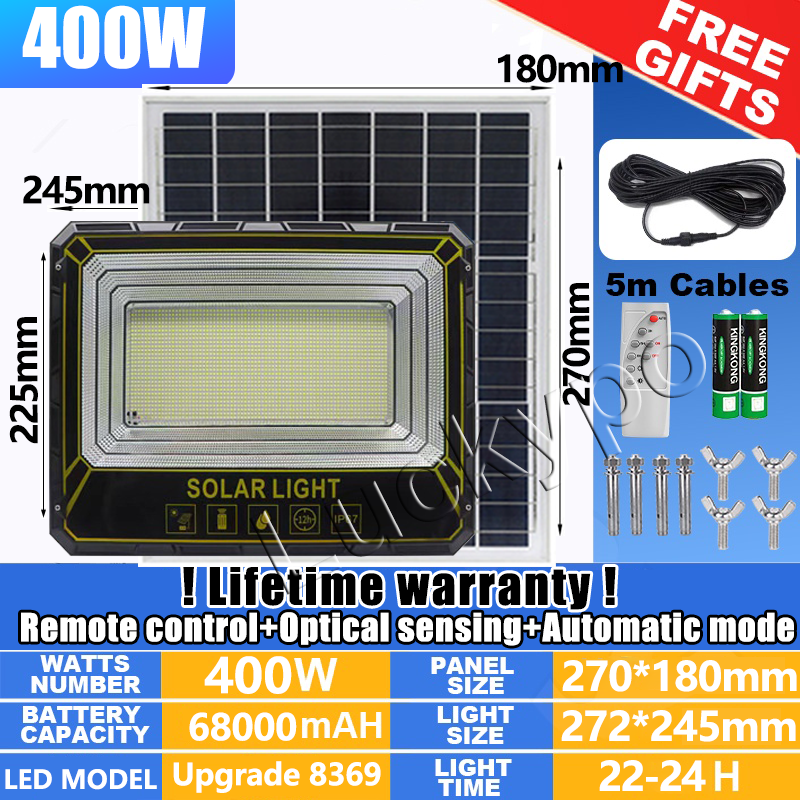 Nova solar light outdoor waterproof 1500W solar motion sensor lights ...