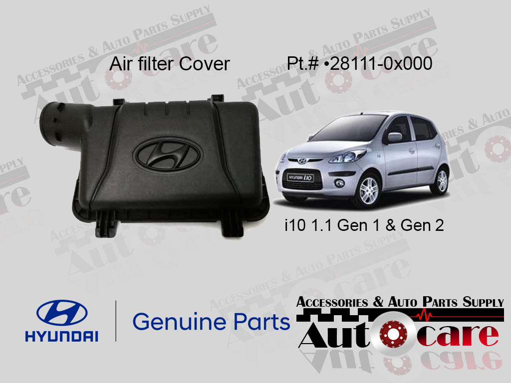 Air filter Box Cover for Hyundai i10 2009-2013 1.1 Genuine 28111-0x000 ...