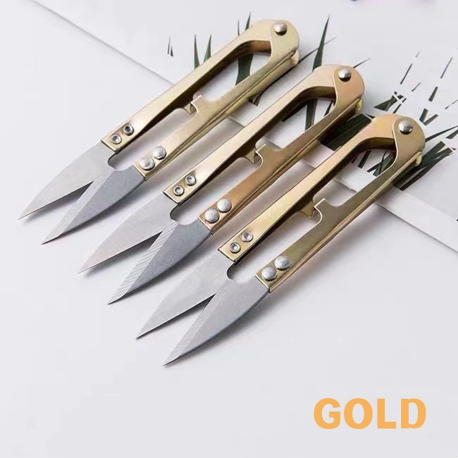 U-Shape Thread Trimmer Cutter Spring Scissor Embroidery Sewing Snips ...