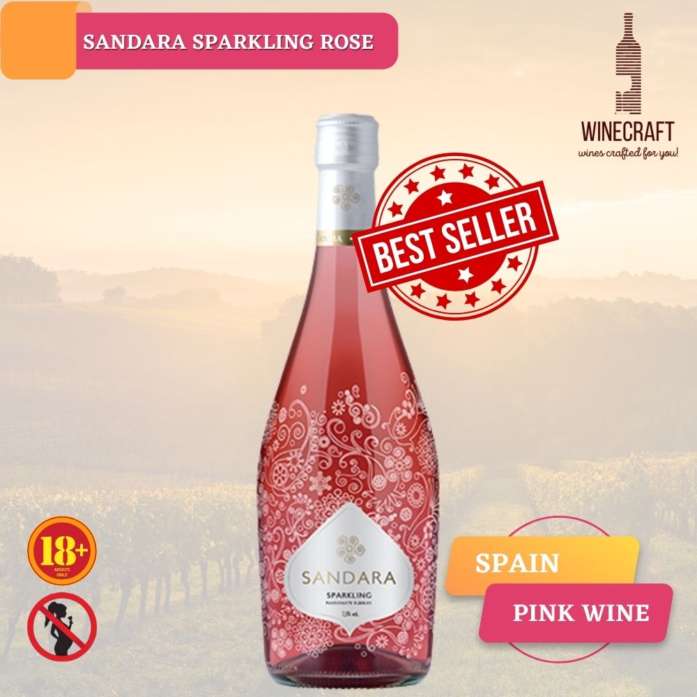 Rose Wine - Sandara Sparkling Rose 750ml | Lazada PH