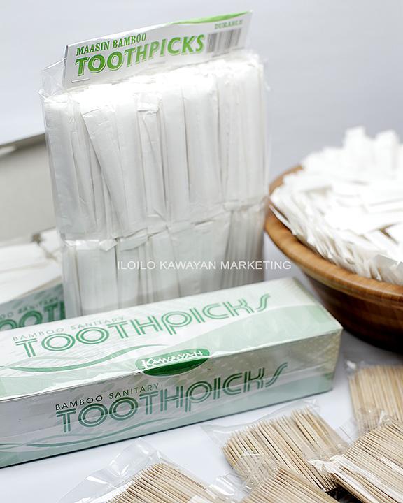 BAMBOO TOOTHPICKS (MINTED) - 1000 pcs approx. (1 pack, 200g ...
