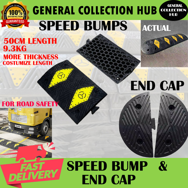 Speed Bumps and End Cap / HEAVY DUTY SPEED BUMPS / RUBBER SPEED BUMPS ...