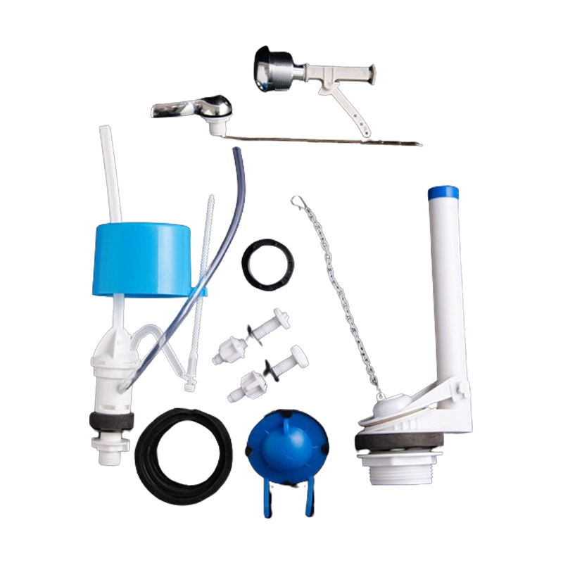 Toilet Water Tank Fittings Lever Flush/Single Push Toilet Flush Set ...