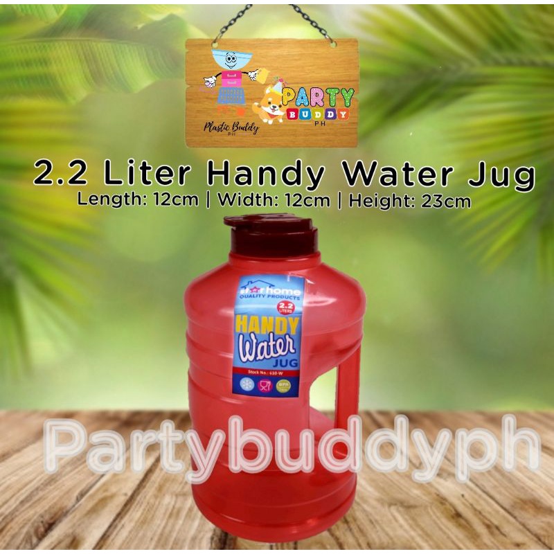 New for 2.2L Liters Handy Water Jug Premium Plastic Water Container ...