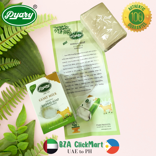 Pyary Goat Milk Soap 75g | Vegetable | Herbal | From UAE | 100% ...