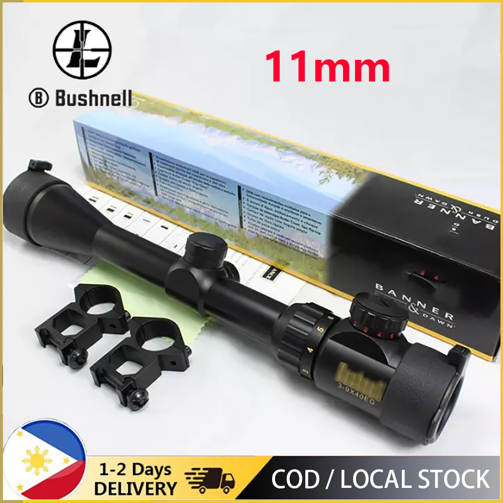 3-9x40 Tactical Adjustable Cross Sight Green Red Illuminated Optic ...