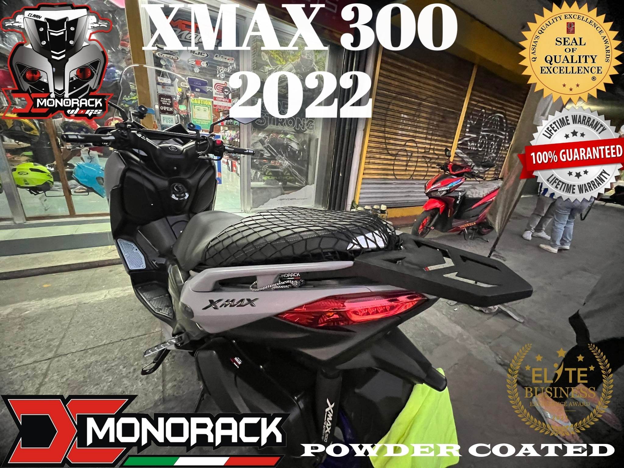 Yamaha Xmax 300 / Topbox Bracket / No need to remove the grab bar ...