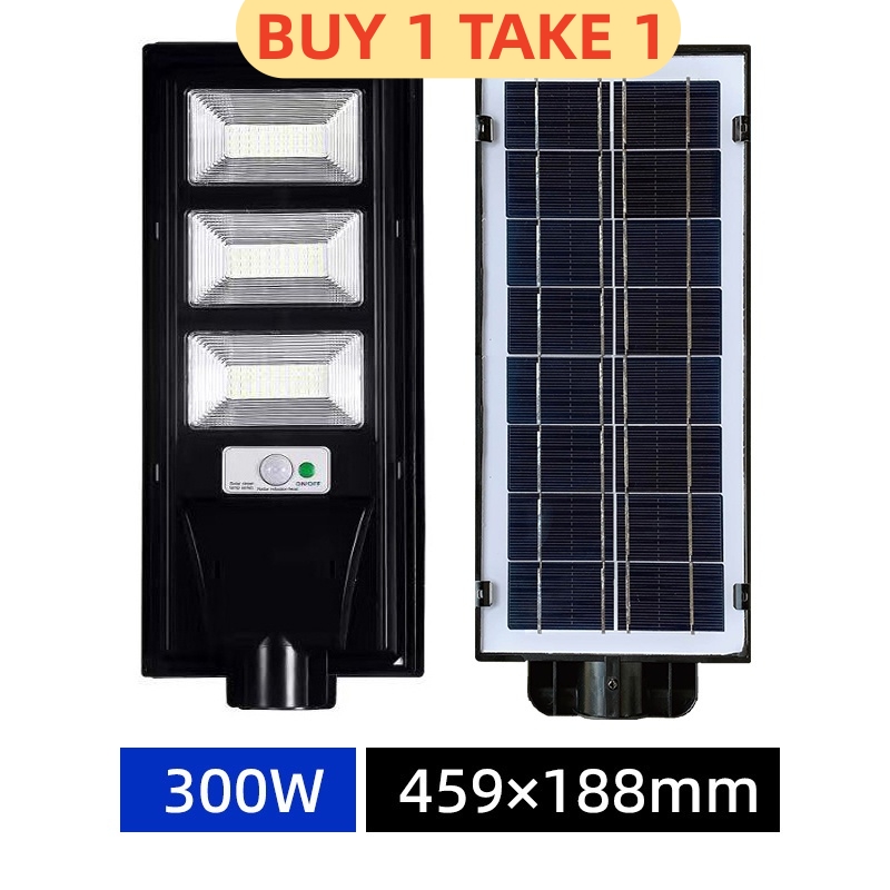 Solar Street Light LED Human Sensing Flood Light Waterproof Spotlight ...