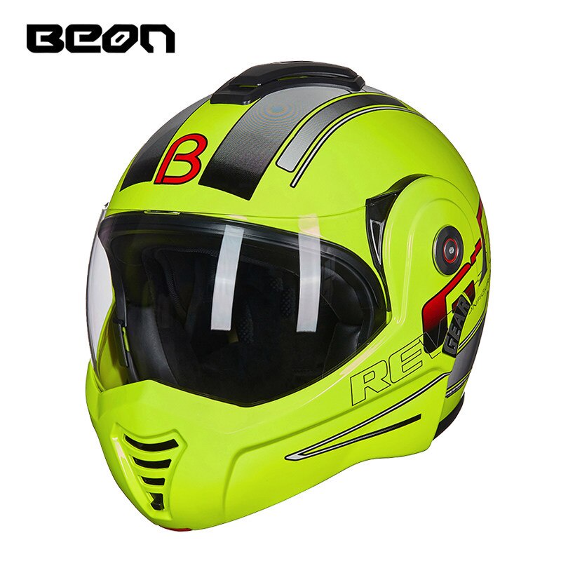 Original BEON Flip-up Motorcycle Helmet beon Modular Open Full Face ...