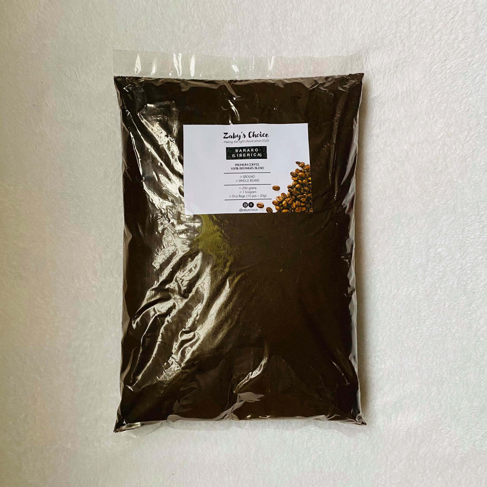 GROUND BATANGAS COFFEE (KAPENG BARAKO) 1 kg (kilogram) / 250 / 500 ...