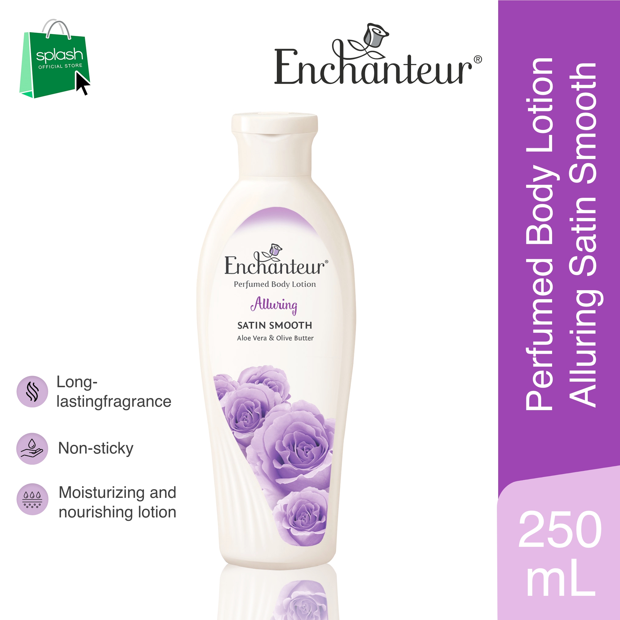Enchanteur Perfumed Satin Smooth Lotion Alluring 250ml | Lazada PH