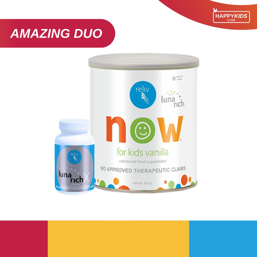 Amazing Duo (Reliv Now For Kids & Lunarich 30 capsules) | Lazada PH