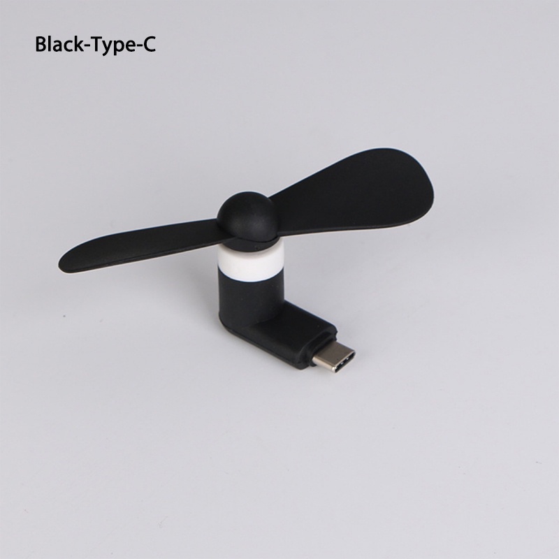 Creative USB Fan Mini Fan Android Apple Type-C Two In One Mobile Phone ...