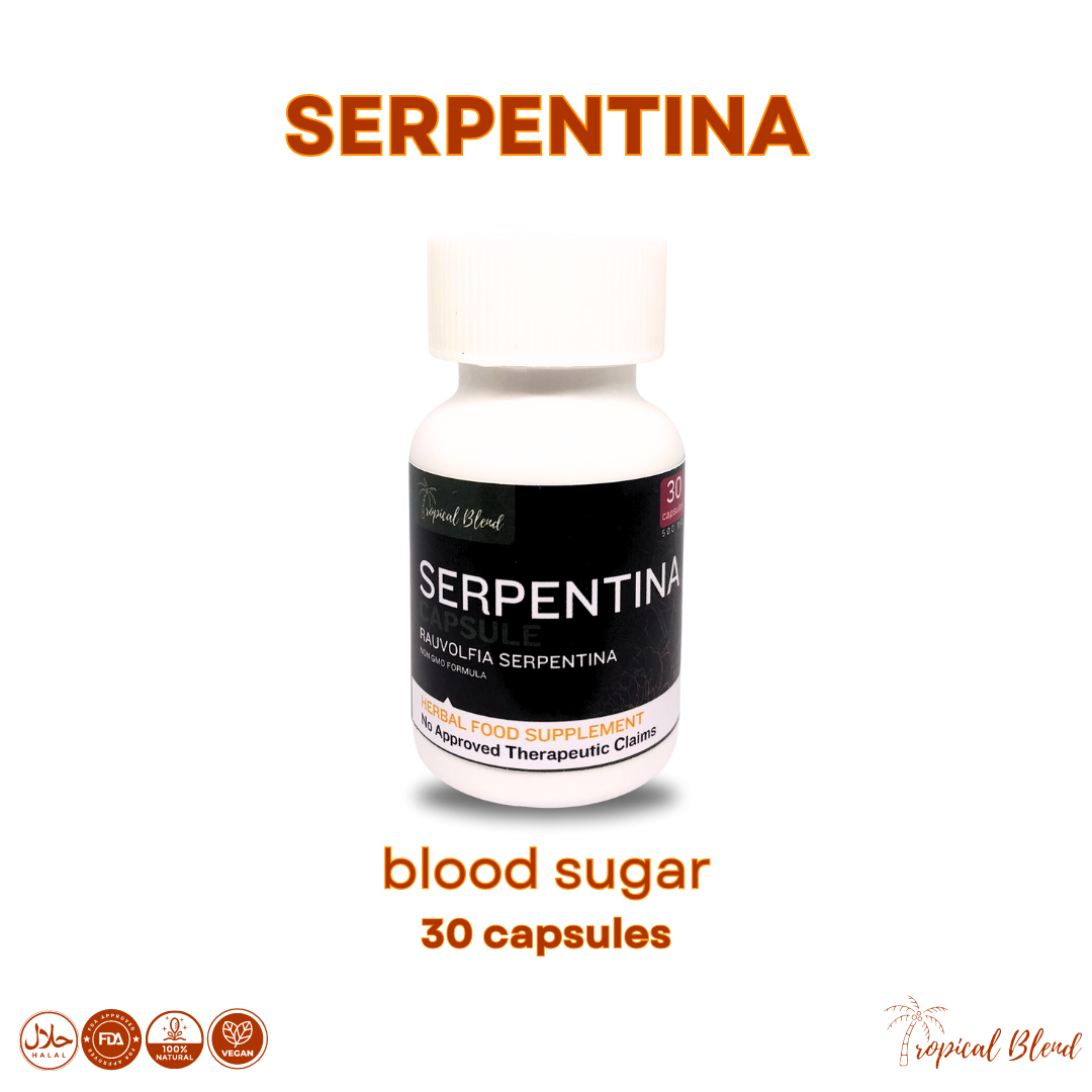 Serpentina Capsules Food Supplements Pure and Organic FDA Approved (105 ...