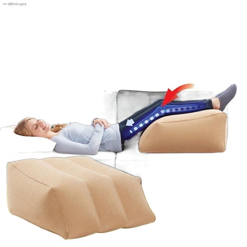 COD Ready Stock New Inflatable Leg Ramp Pillow Elevates Legs Feet Knee ...
