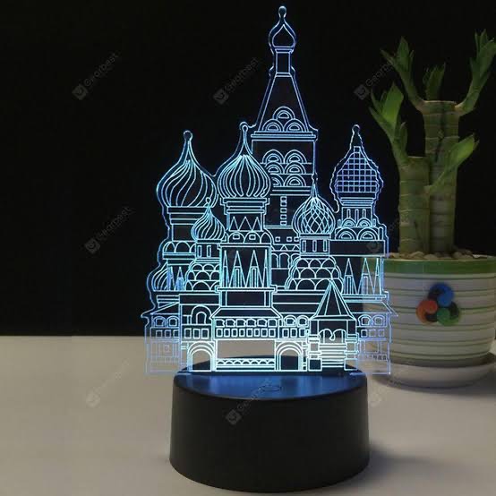 Travel / World Landmarks 3D Acrylic LED Lamp [single/7 colors/16 colors ...