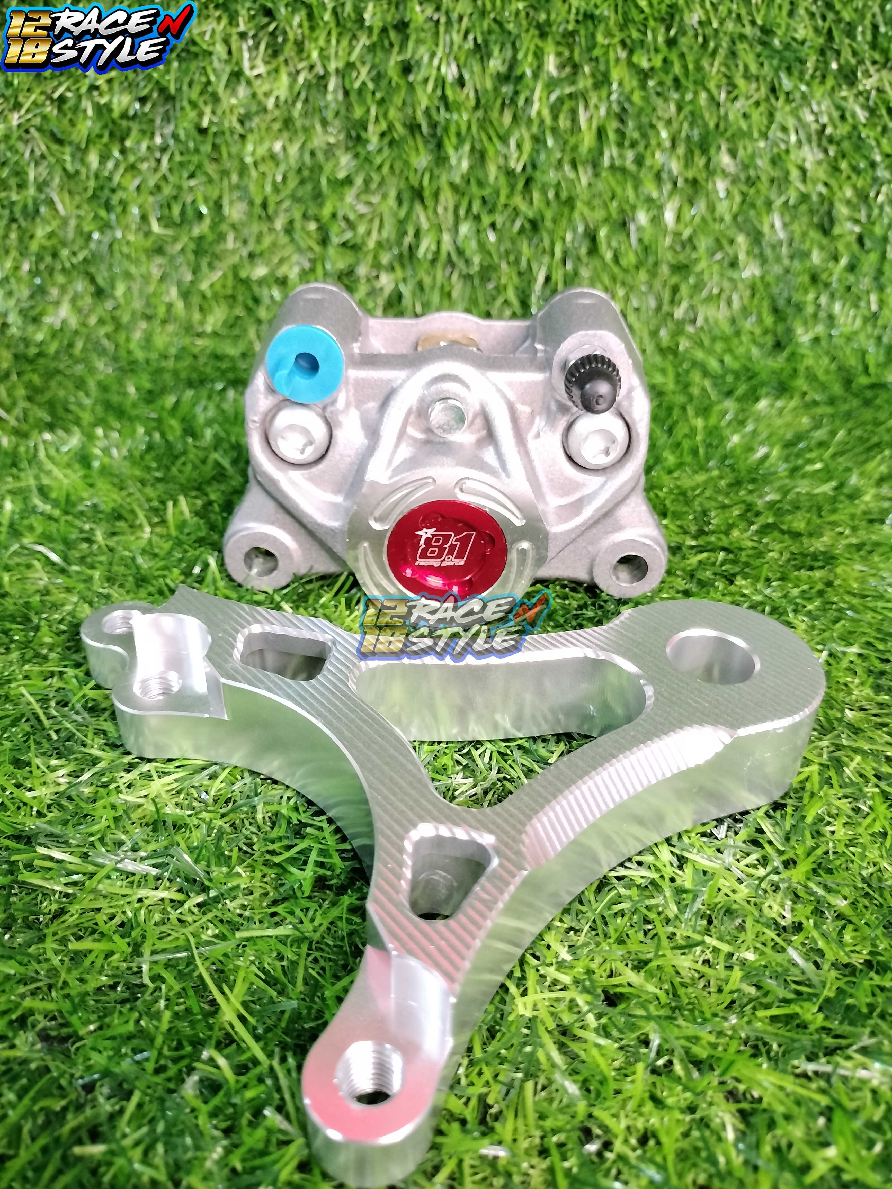 8.1 FORMULA CALIPER 2 POT WITH CNC BRACKET REAR SUZUKI RAIDER 150 CARB ...