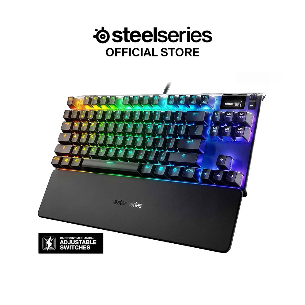 SteelSeries Apex Pro TKL Mechanical Gaming Keyboard Mechanical Switches ...