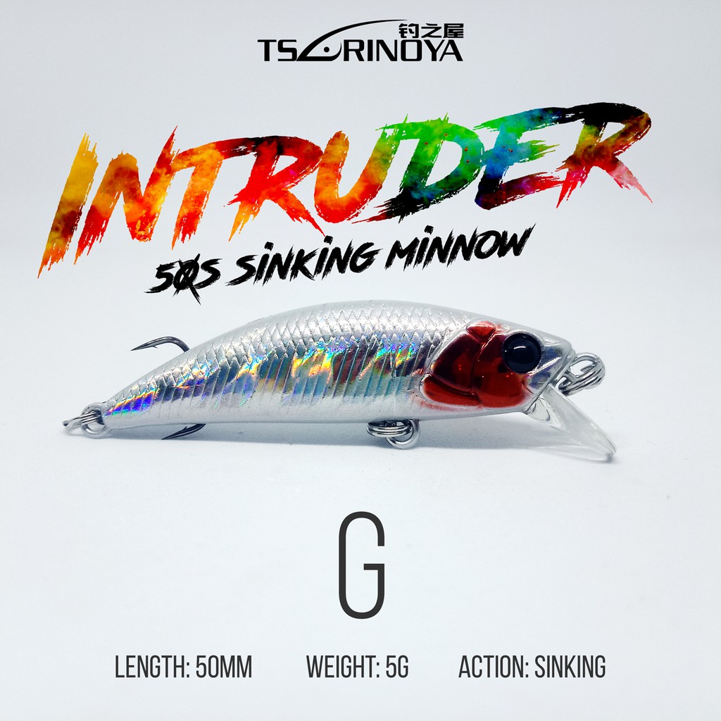 Tsurinoya Intruder 50S 50mm 5g Sinking Minnow☼ | Lazada PH