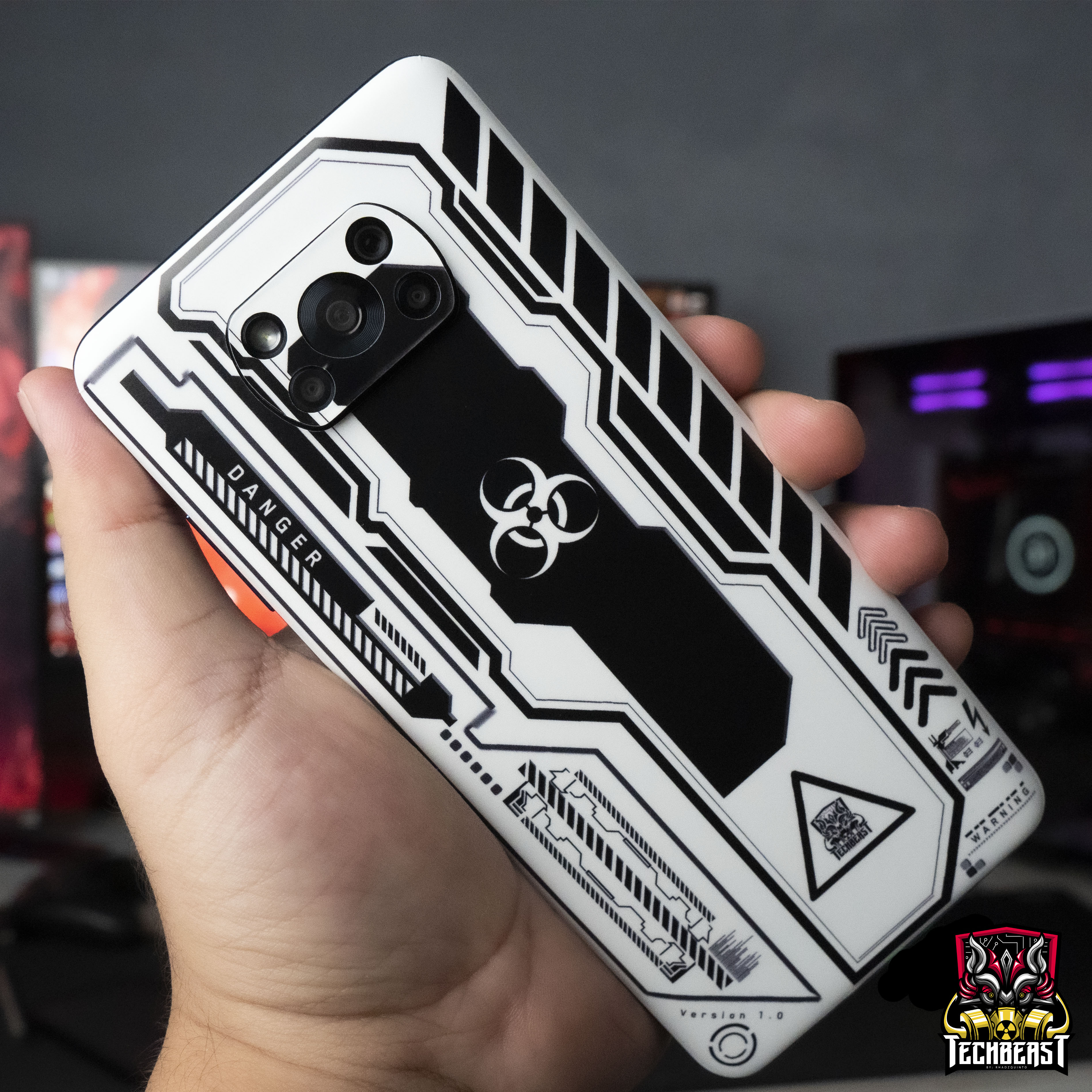 3M Biohazard Gaming Skin Universal Wrap Vinyl HD COD Techbeast | Lazada PH