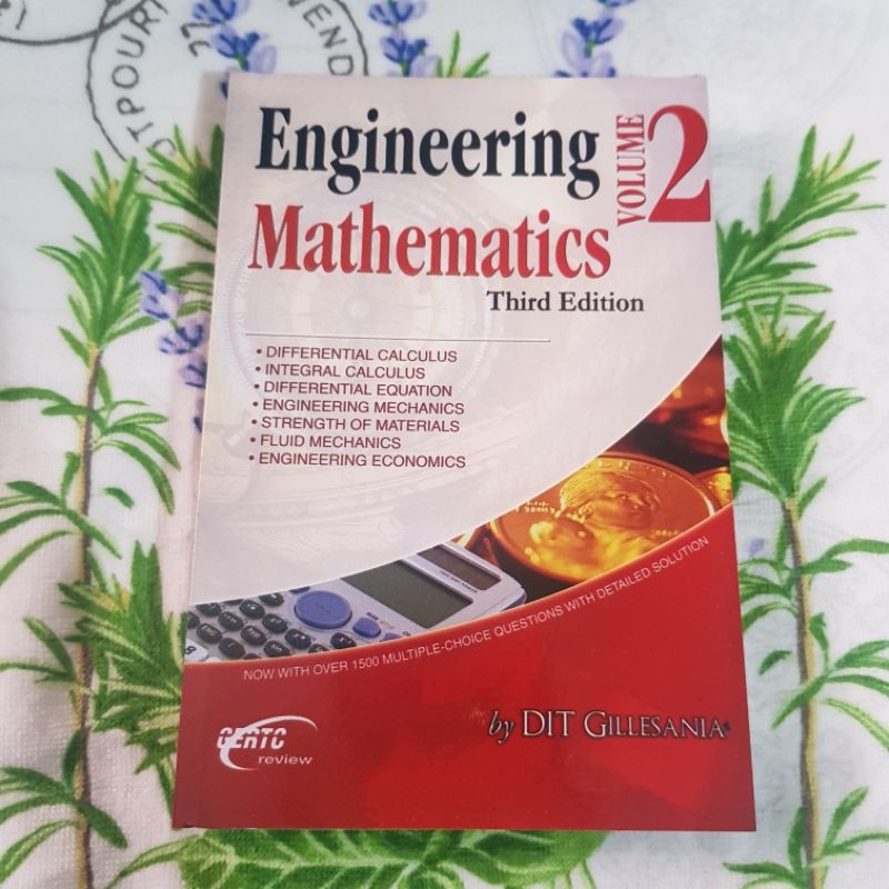 Engineering Mathematics volume 2 third edition By Gillesania | Lazada PH