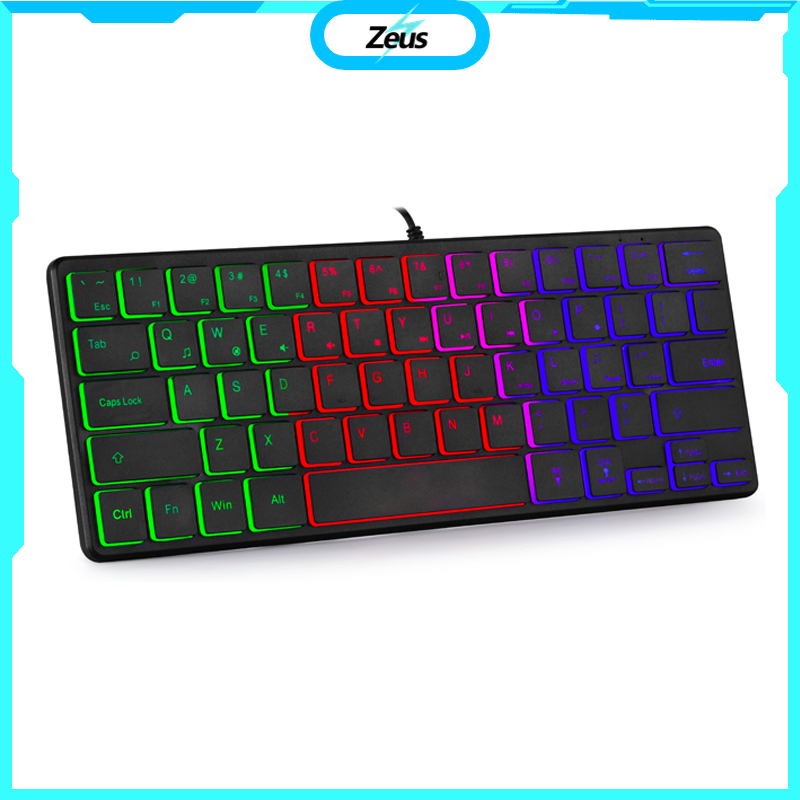 Zeus Z-920 RGB Gaming Keyboard - 64 Keys Keypad / Keyboard Multi Color ...