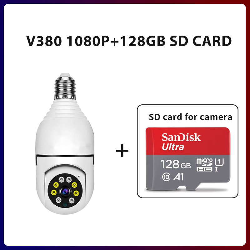 Philips V380 E27 Pro CCTV Camera 1080P HD IP Cam 360 Degree 3D ...