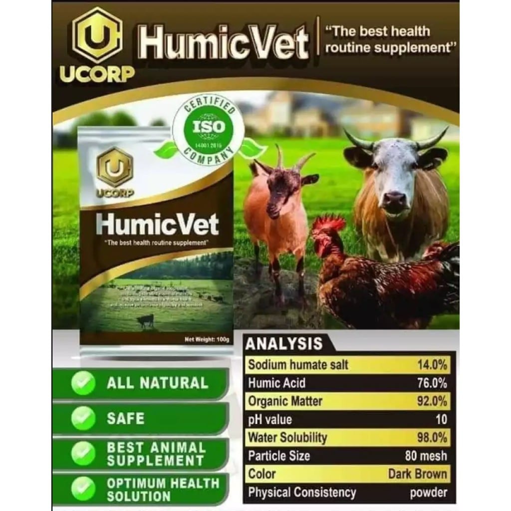 5 GRAMS REPACKED HumicVet - Organic Supplements for Animals/100% ...