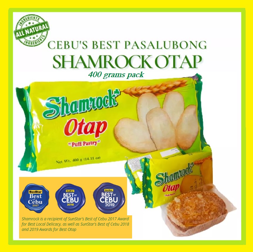 Shamrock Otap 1 Pack 400 grams per pack Cebu's Best Delicacies ...