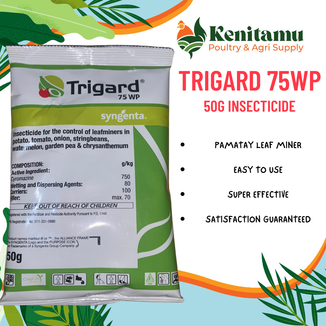 TRIGARD 75WP 50G INSECTICIDE BY: SYNGENTA FOR PLANT CARE AND CROPS ...
