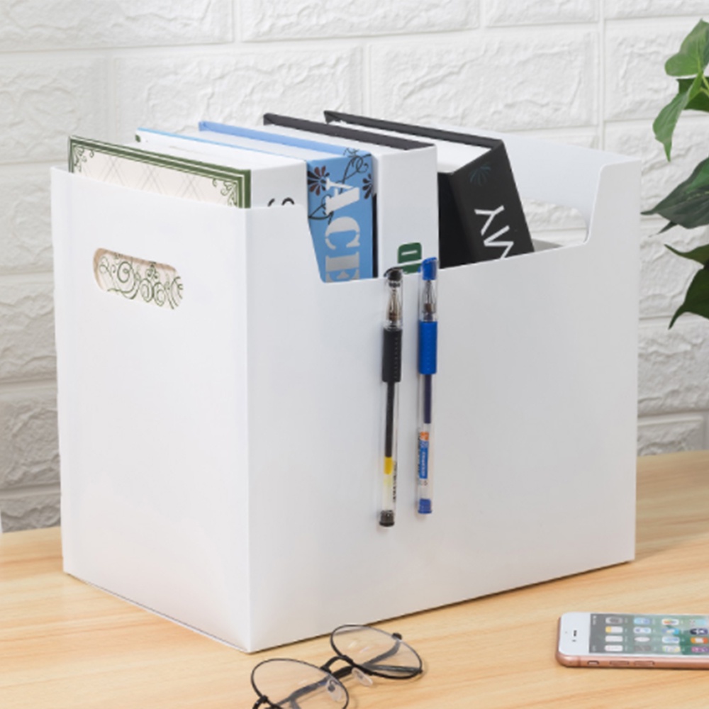 Foldable Desktop Storage File Organizer Book Office Paper File Rack ...