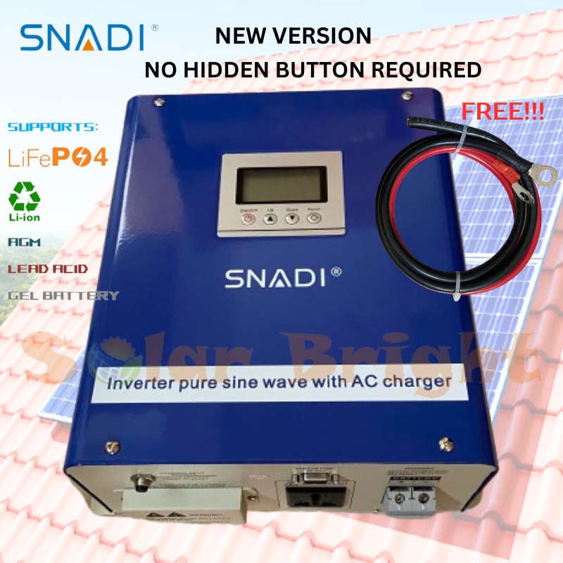 SNADI Pure Sine Wave Toroidal Inverter 12V 1kW 24V 1kW Adjustable LVD ...