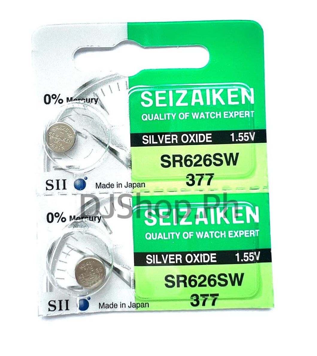 SEIKO SR626SW 377 SILVER OXIDE BATTERY 1.5V | Lazada PH