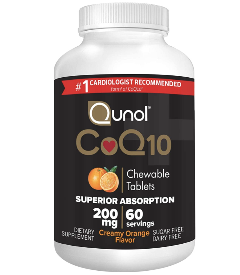 Qunol CoQ10 200mg, Creamy Orange Flavor, 60 Chewable Tablets, 60 Servings | Lazada PH