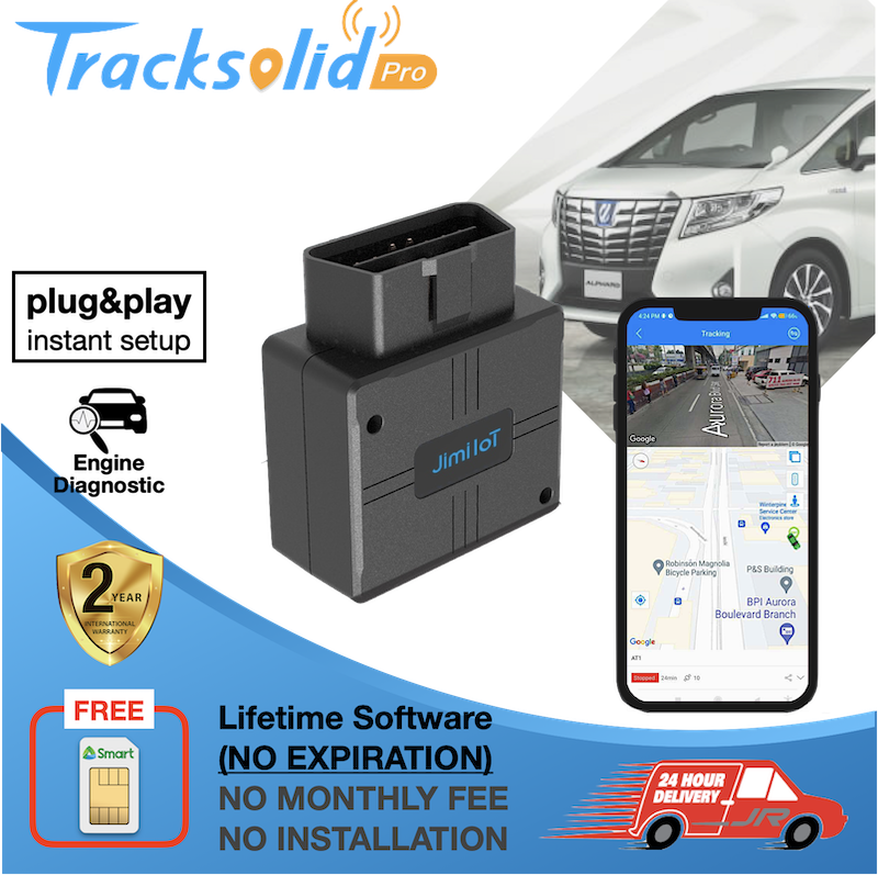 Jimi IoT VG502 OBD2 SPY GPS Tracking Device Tracker Locator No Monthly ...