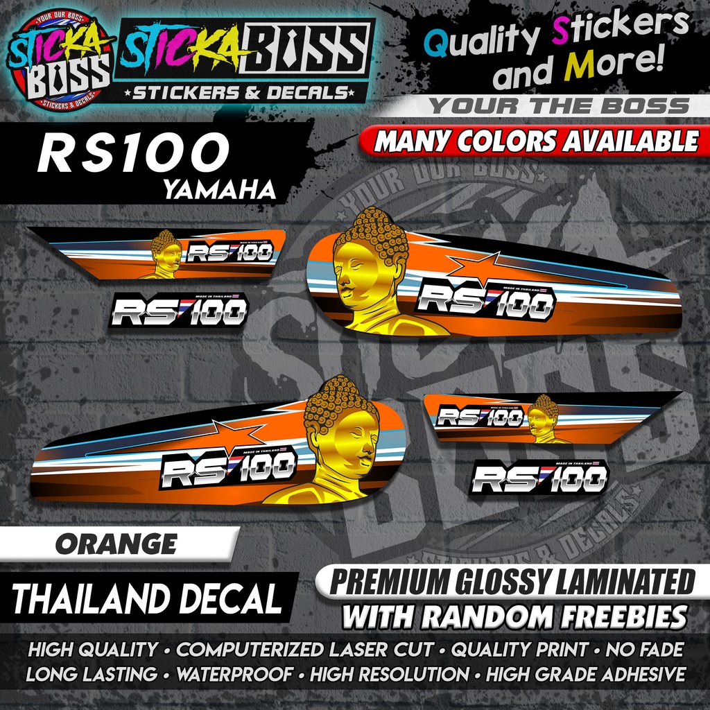 ☝RS100 THAILAND DECAL【WITH FREEBIES】 | Lazada PH