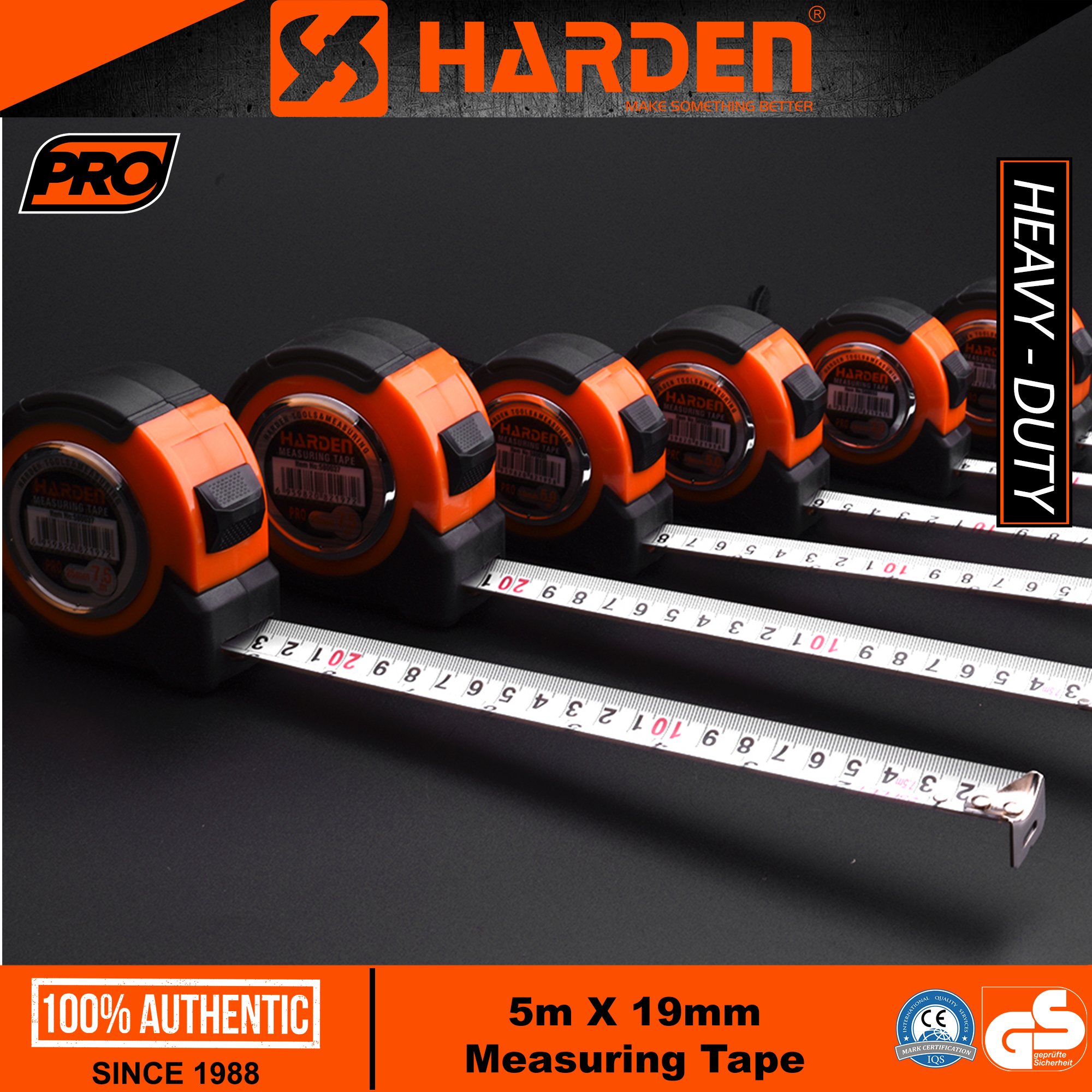 Harden Measuring Tape (PROFESSIONAL) Tape Measure Germany 5M Custom ...