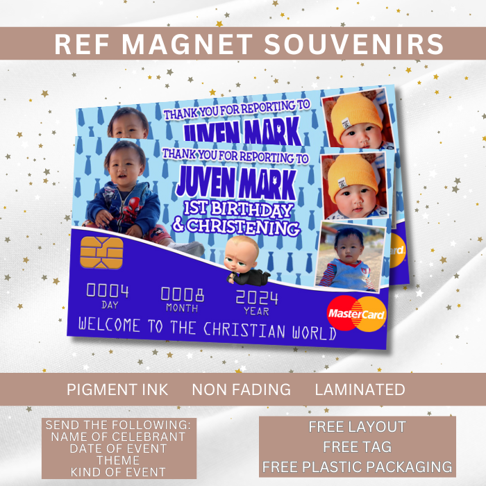Ref Magnet Souvenir, Boss Baby Theme, BOss Baby Ref Magnet, Boss Baby ...