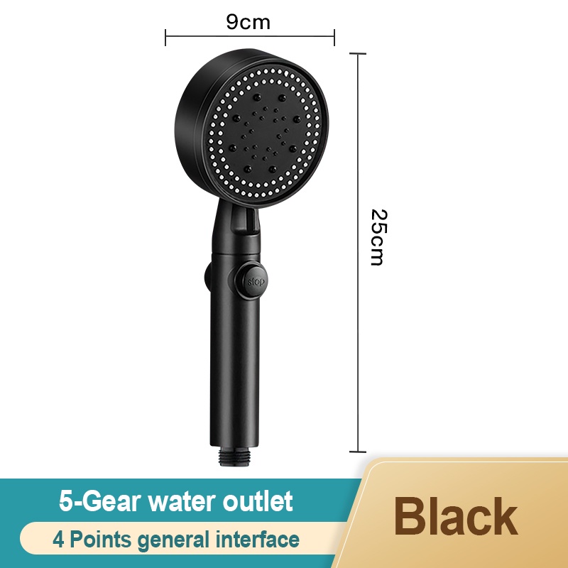 *With Massage Function*SPA Shower Head Can be massaged Can filter dirty water One-key Stop Water ...