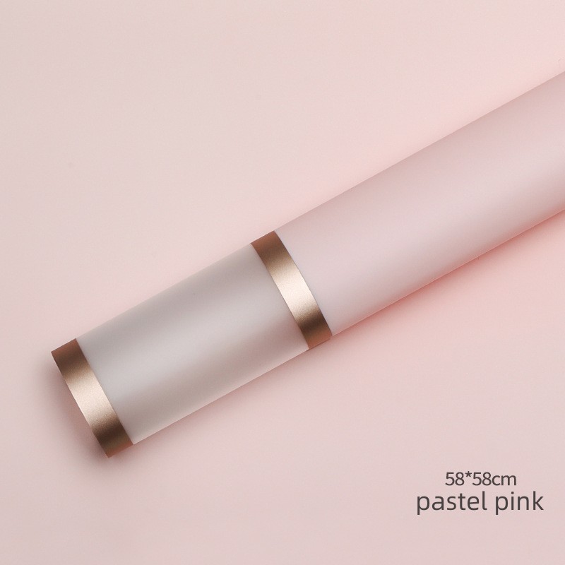 Merry Gift Double gilt 20pcs waterproof matte Flower Wrapper Florist ...