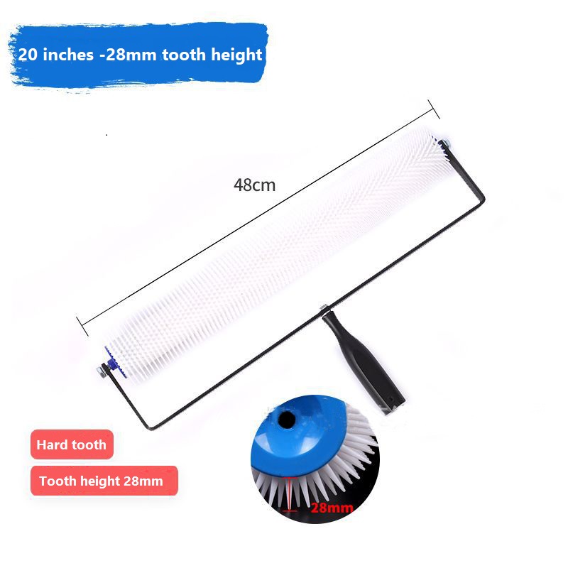 Cement Self-leveling Construction Tool Needled Deflated Drum Cleat ...