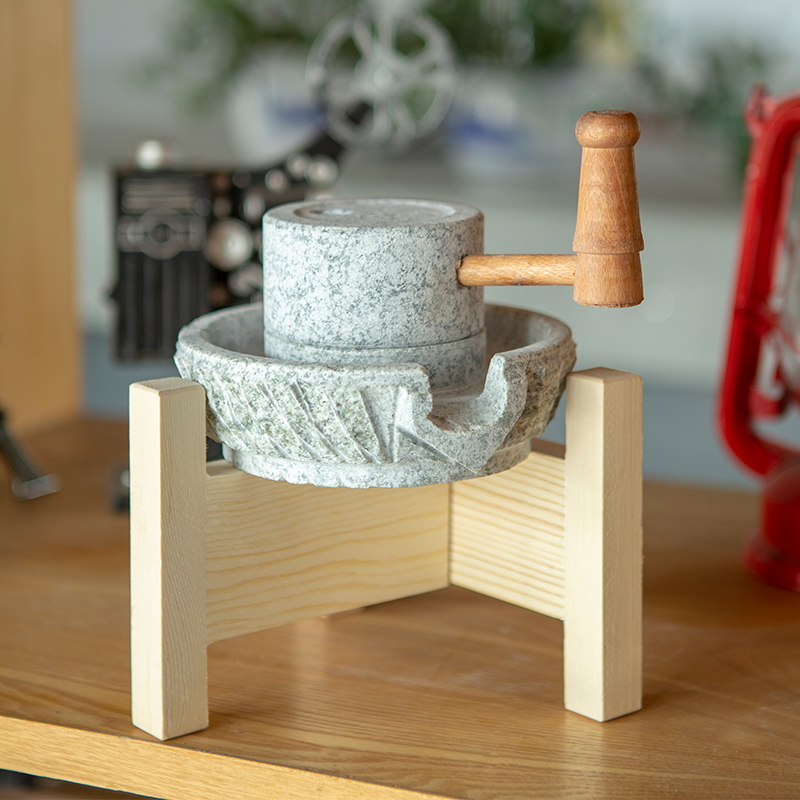 Small Stonemill Bluestone Mash Grinder Stone Mortar Grinding Plate ...